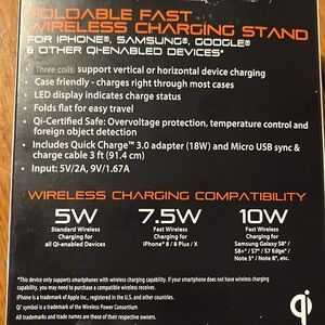 Blackweb | Cell Phones & Accessories | Blackweb Wireless Charging Stand ...